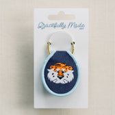 Auburn University Aubie Embroidered Keychain – Gracefully Made Art