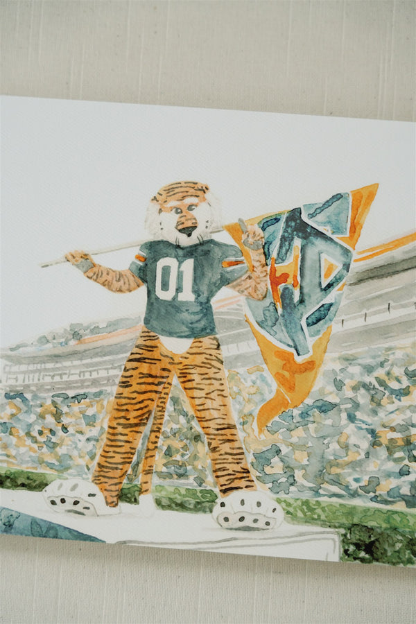 Auburn University Aubie Print – Gracefully Made Art