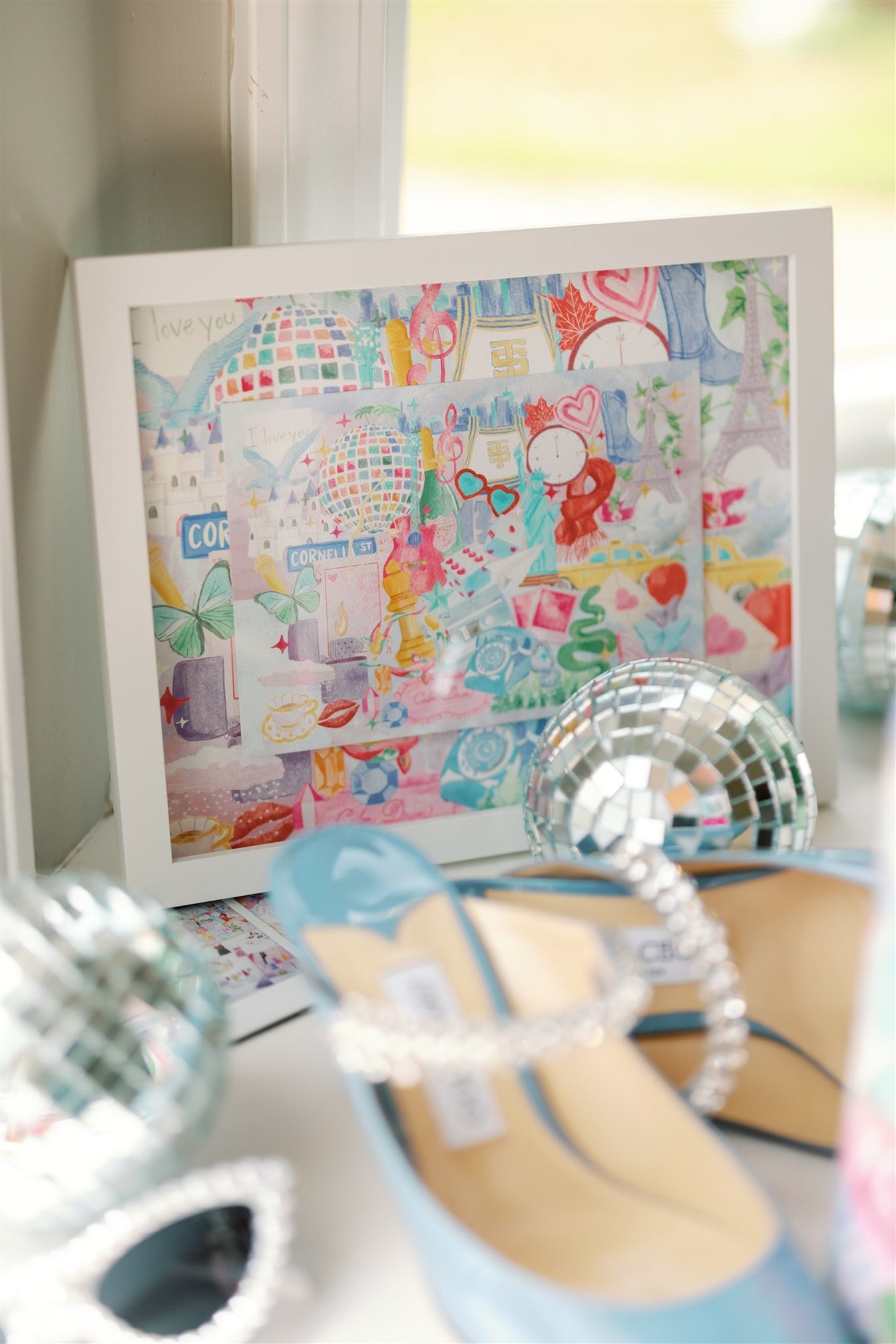 Eras Collage Watercolor Art Print – Gracefully Made Art