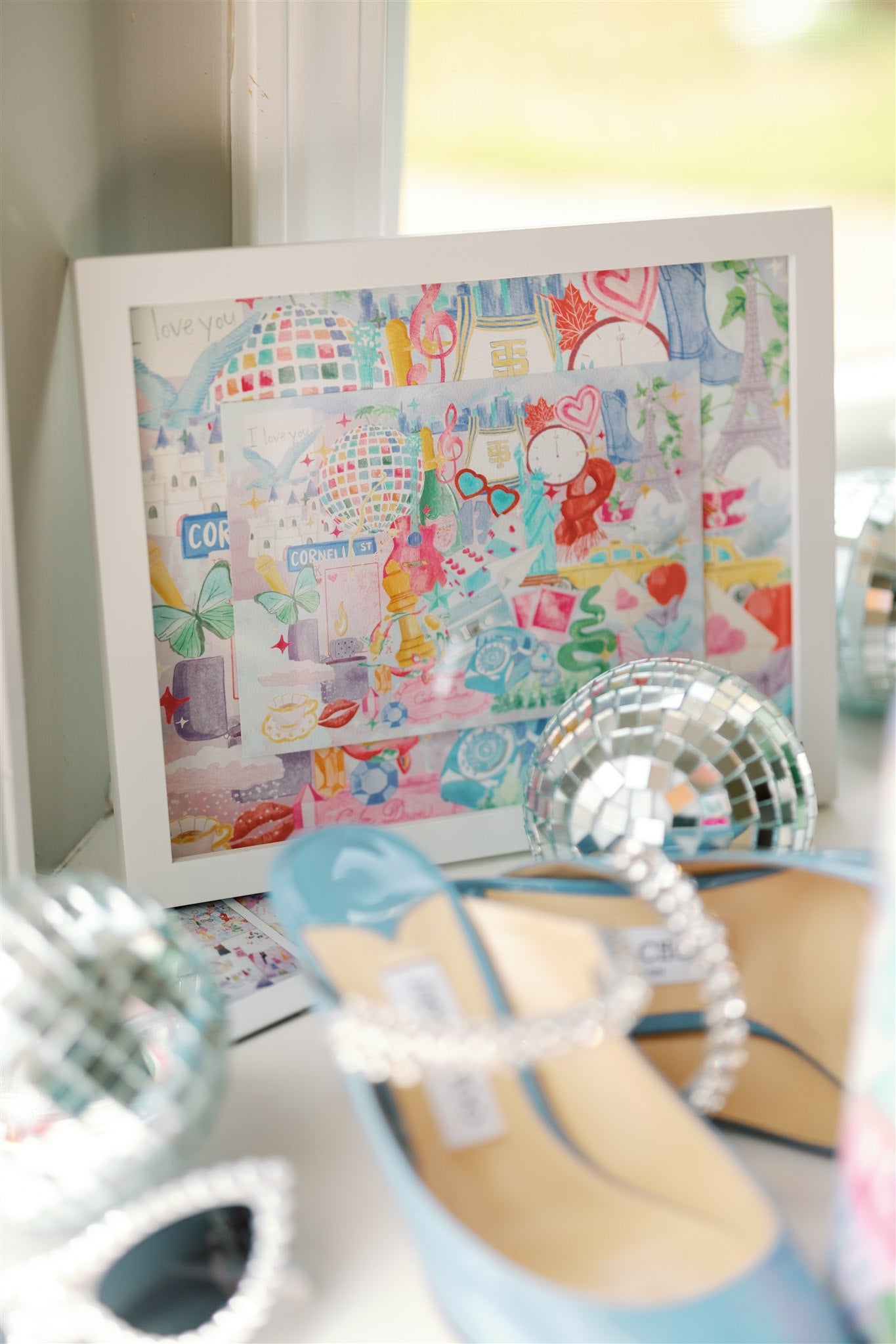 Eras Collage Watercolor Art Print – Gracefully Made Art