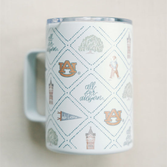 Insulated 16 oz. Auburn University Mug – Gracefully Made Art