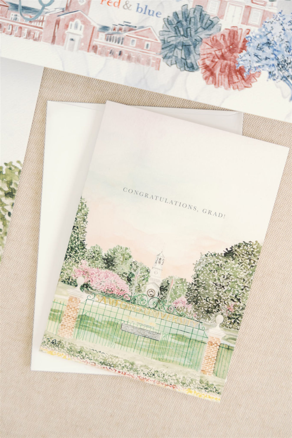 Samford Graduation Greeting Card – Gracefully Made Art