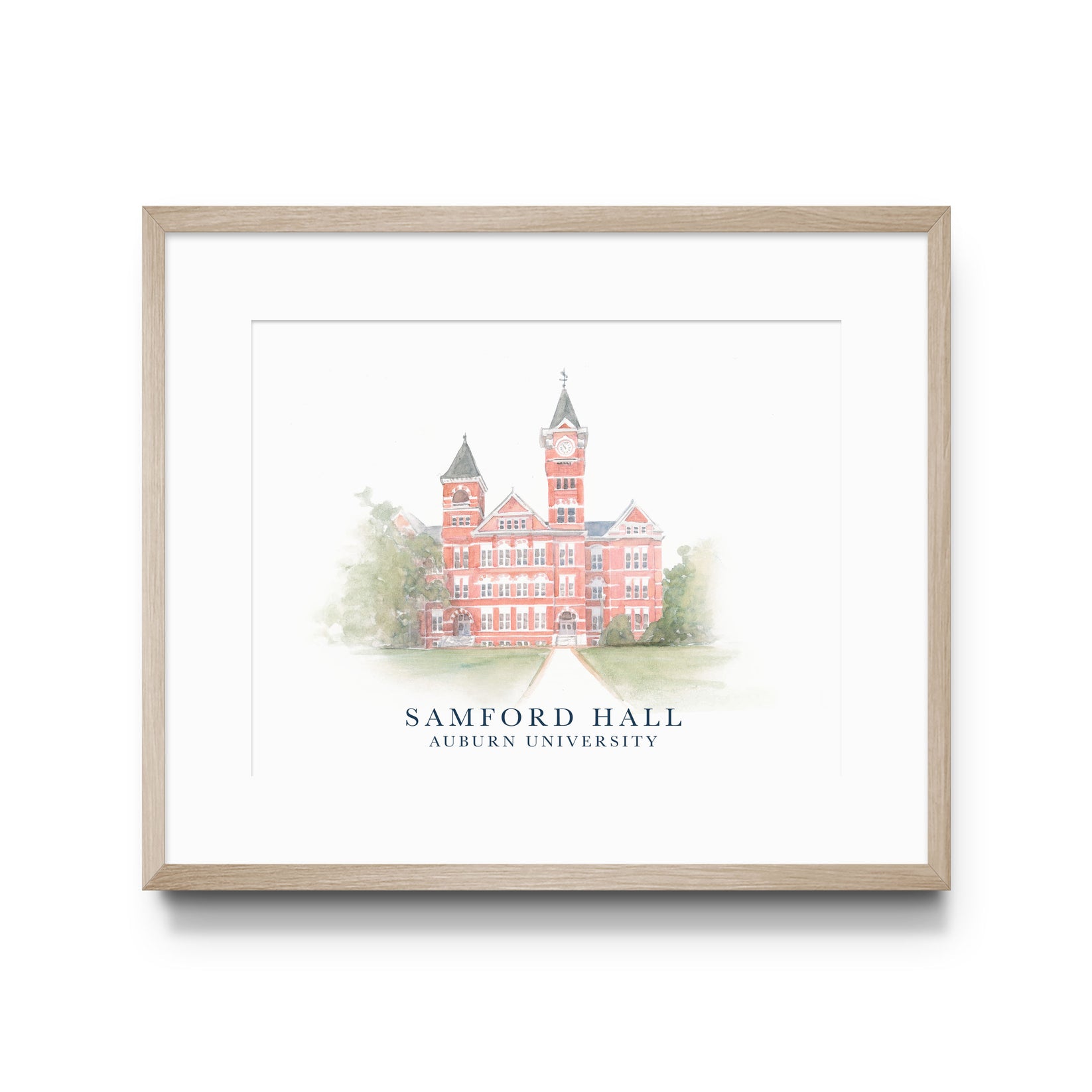 Auburn Samford Hall Print – Gracefully Made Art