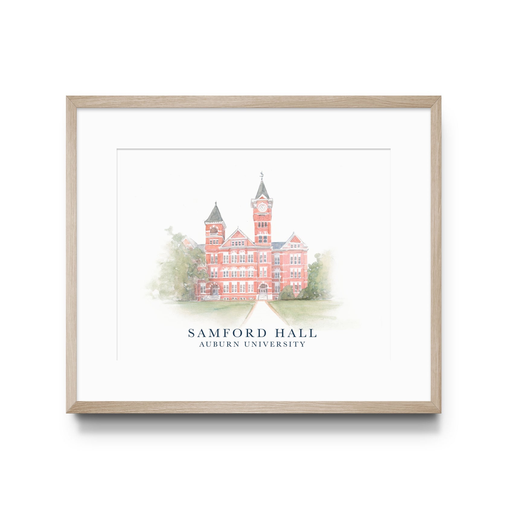 Auburn Samford Hall Print – Gracefully Made Art