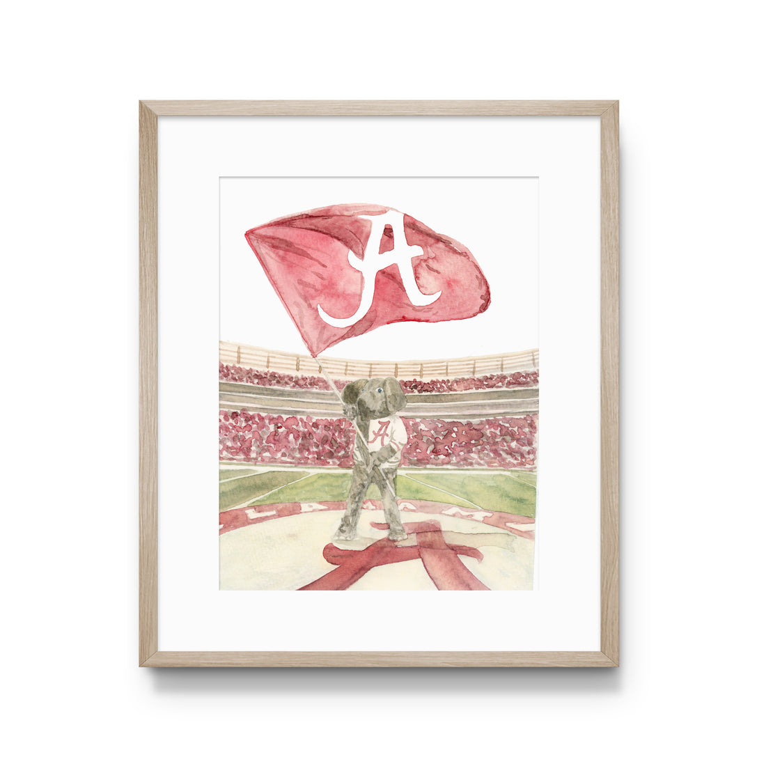 The University of Alabama Big Al Print – Gracefully Made Art
