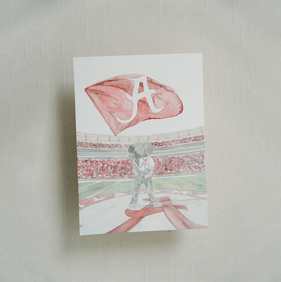 The University of Alabama Big Al Print – Gracefully Made Art