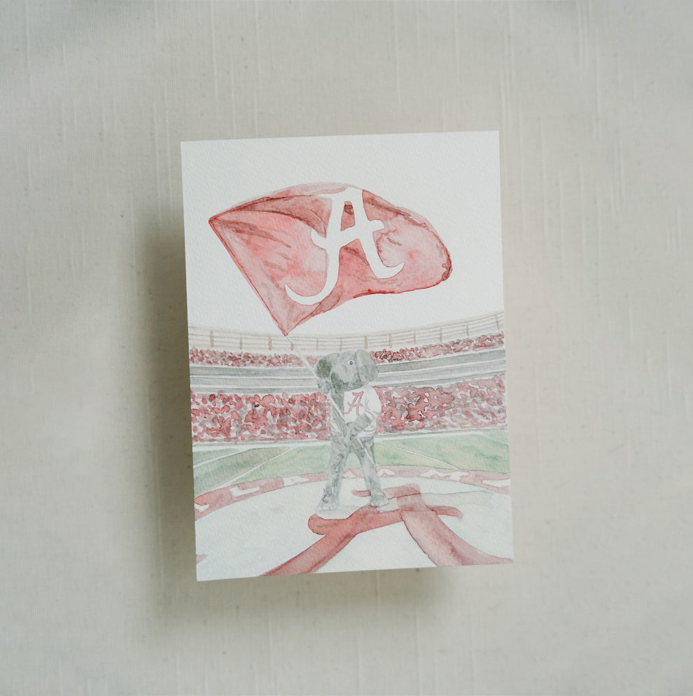 The University of Alabama Big Al Print – Gracefully Made Art